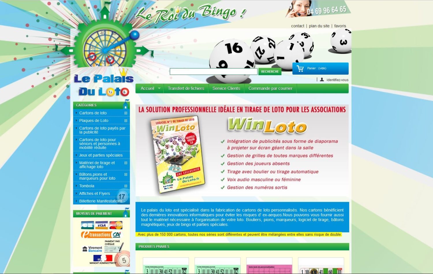 Mise à jour prestashop lepalaisduloto.fr - DDLX